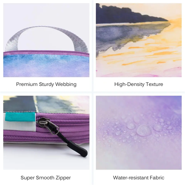 Portable Polyester Custom Printing Private Logo Compression Packing Cubes