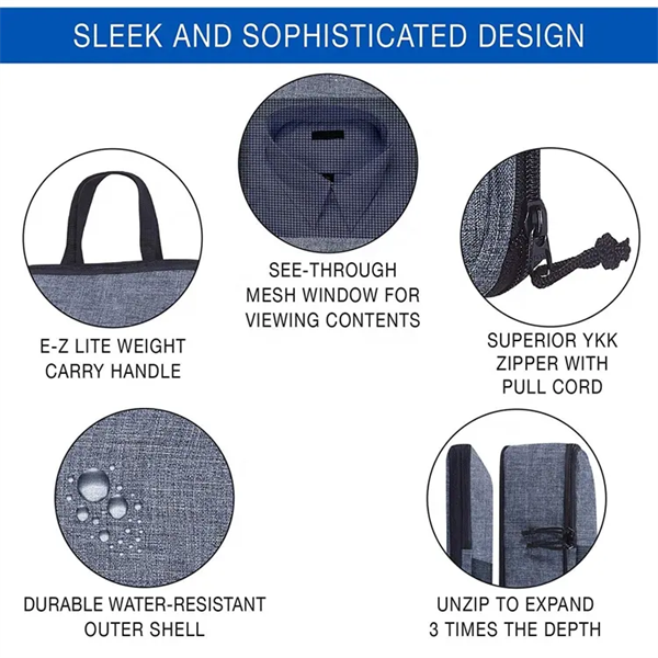 5 Set Lightweight Packing Cubes Travel Luggage Organizers