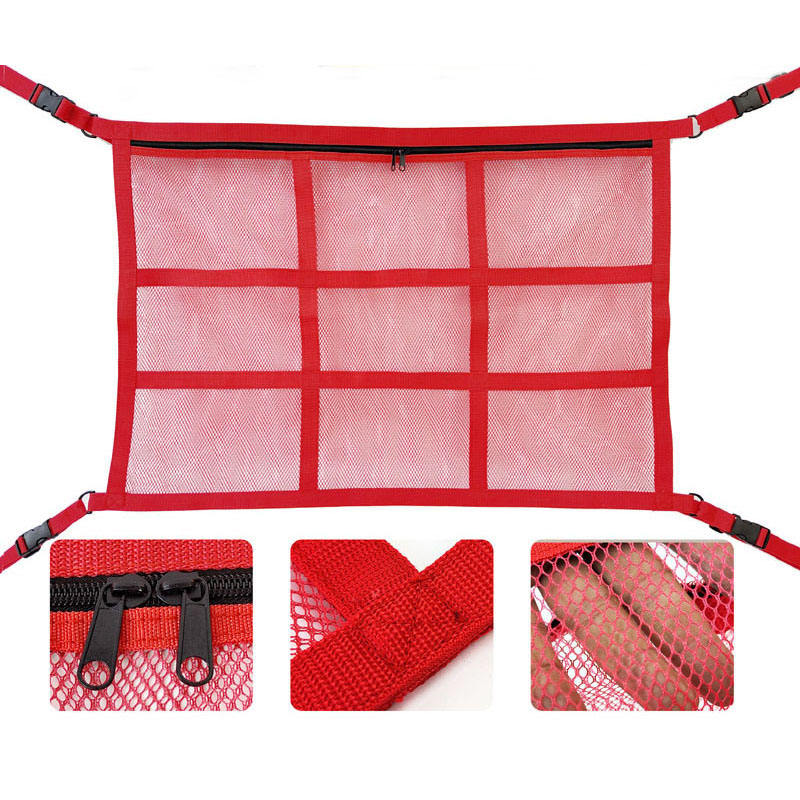 Custom Car Cargo Net Roof Organizer Adjustable Double-Layernet for car ...