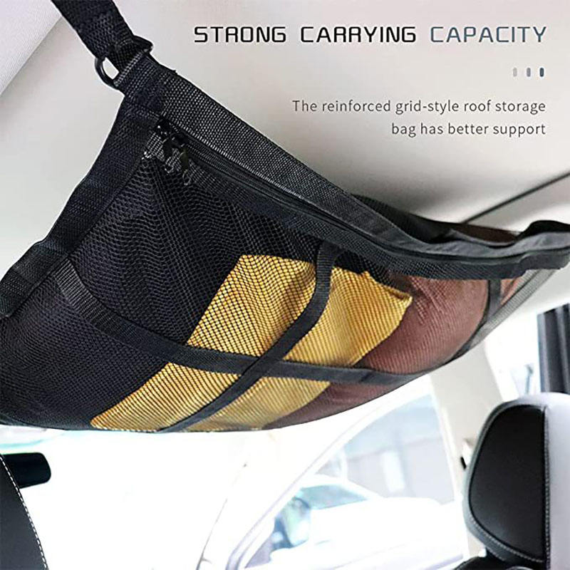 Custom Car Cargo Net Roof Organizer Adjustable Double-Layernet for car ...